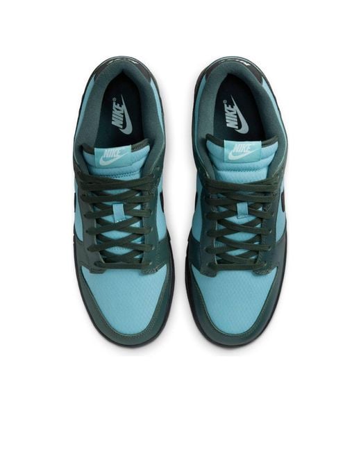 Nike Dunk Low Retro Se 'Vintage Denim' in Green for Men | Lyst