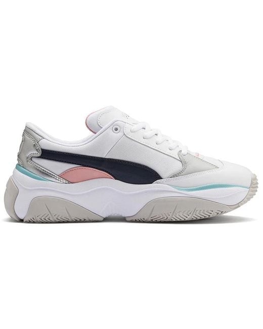 PUMA (Wmns) Storm.Y Metallic 'Peacoat' in White | Lyst