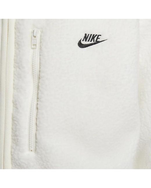 Nike Sportswear Club Fleece Jacket in White for Men | Lyst