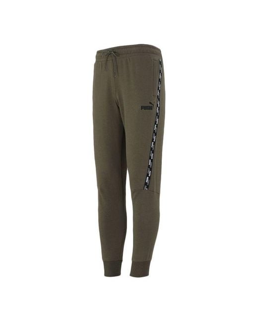 PUMA Tape Jogger Pants in Green for Men | Lyst