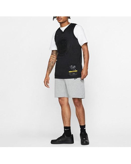 Nike Nba Connected Jersey Basketball Vest in Black for Men | Lyst