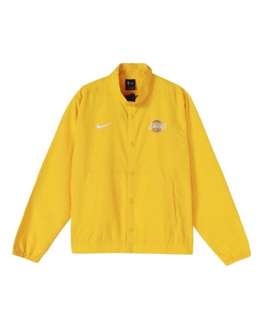 Nike City Edition Dna Los Angeles Lakers Sports Jacket in Yellow for ...