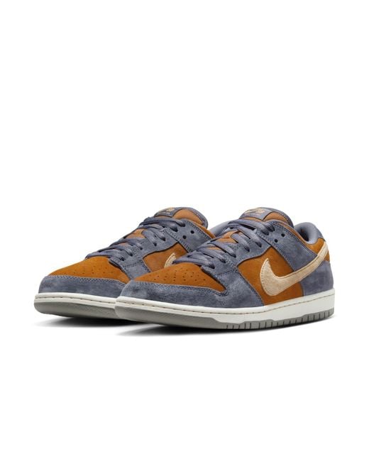 Nike Sb Dunk Low 'Light Carbon Monarch' in Blue for Men | Lyst