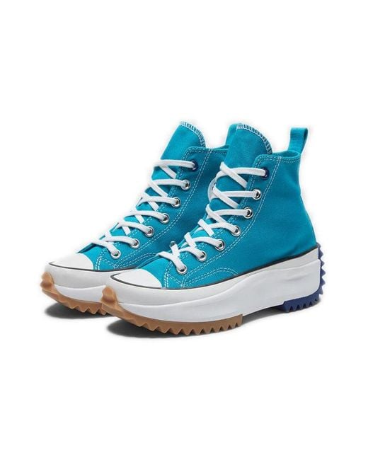Converse Run Star Hike High 'Rapid Rush' in Blue for Men | Lyst