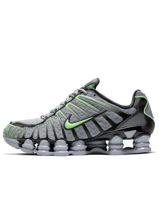 Nike Shox Tl 'Wolf Lime' in Grey for Men | Lyst UK