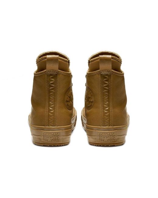 Converse Chuck Taylor All Star Hi Burnt Caramel Waterproof in Brown for ...