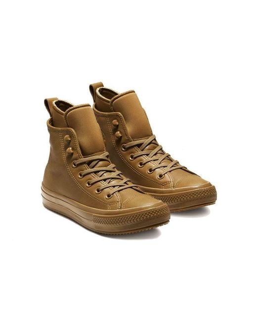 Converse Chuck Taylor All Star Hi Burnt Caramel Waterproof in Brown for ...