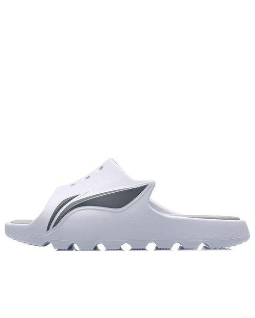 Li-ning Lnbb Slides in Gray | Lyst