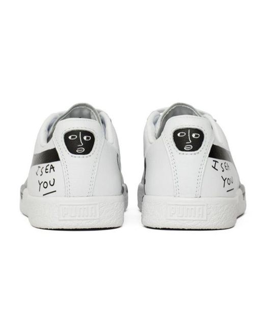 PUMA Shantell Martin X Clyde 'Hand Drawn Scribble' in White for Men | Lyst