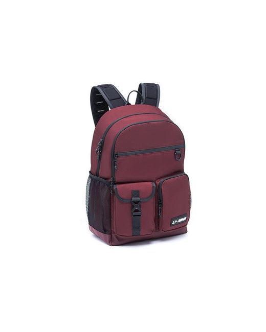 Li-ning Logo Training Backpack in Purple | Lyst