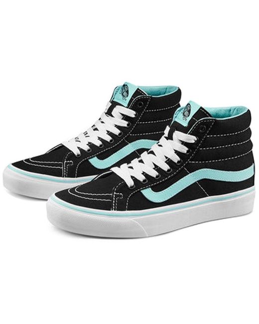 Vans Sk8 Hi Slim Pop in Black for Men Lyst UK