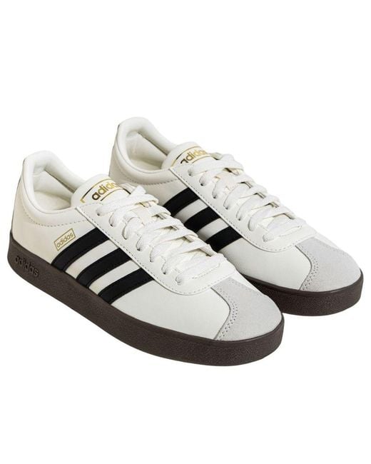 adidas Vl Court Classic Gum' in White for Men | Lyst