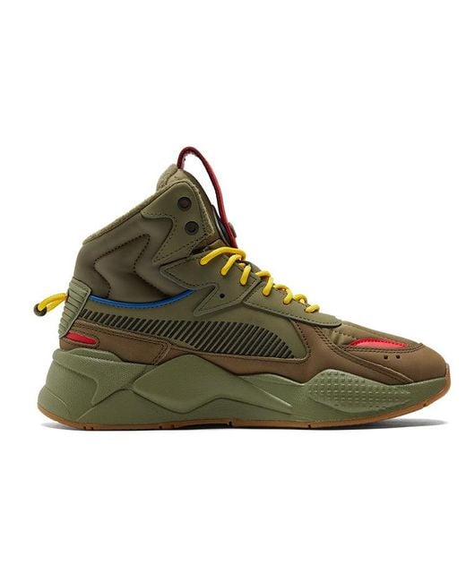 PUMA Rs-X Mid C Militia Wtr in Green for Men | Lyst UK