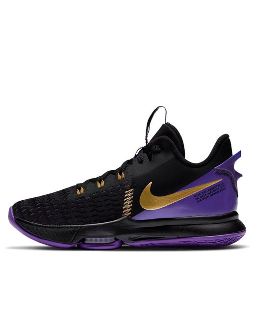 Nike Lebron Witness 5 'Fierce Metallic' in Blue for Men | Lyst