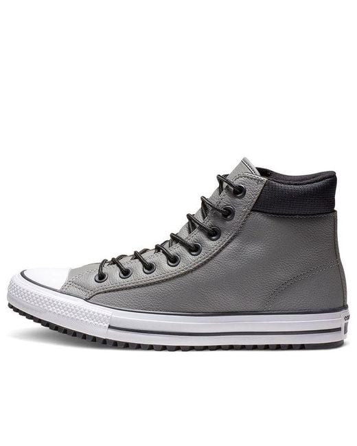 Converse Chuck Taylor All Star Pc Leather High Top Boot in Black for ...