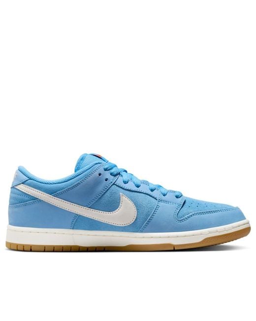 Nike Sb Dunk Low Pro 'University Gum' in Blue for Men | Lyst
