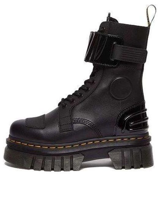 Dr. Martens Dr.Martens Audrick 10-Eye Alternative Leather Lace Up Boots ...
