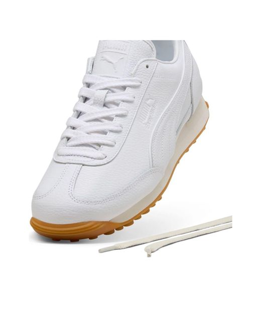 PUMA Easy Rider Premium Leather 'Frosted Ivory' in White for Men | Lyst