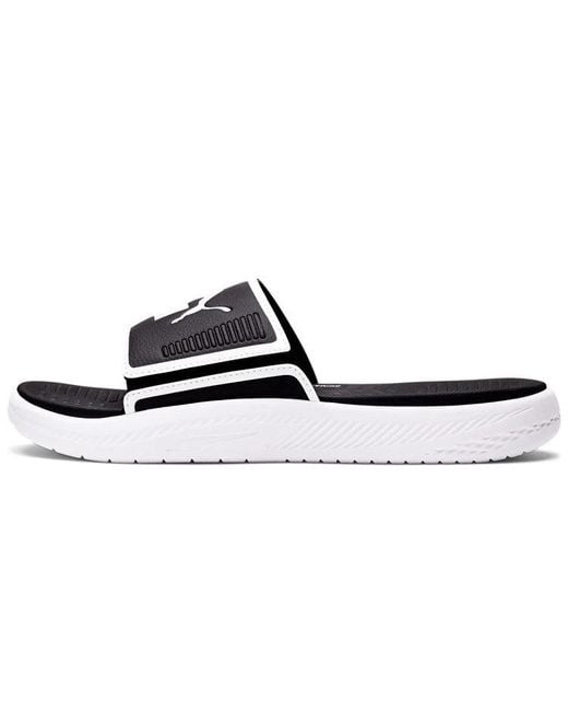PUMA Softride Slide in Blue for Men | Lyst