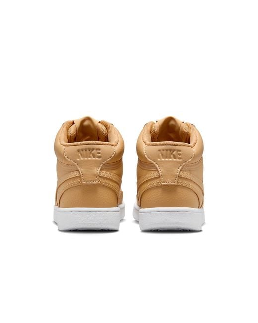Nike Court Vision Mid in Natural | Lyst UK