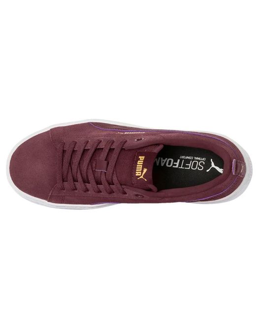 PUMA Smash Platform Sd Casual Board Shoes in Brown for Men | Lyst