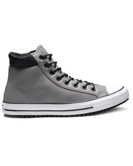 Converse Chuck Taylor All Star Pc Leather High Top Boot in Black for ...
