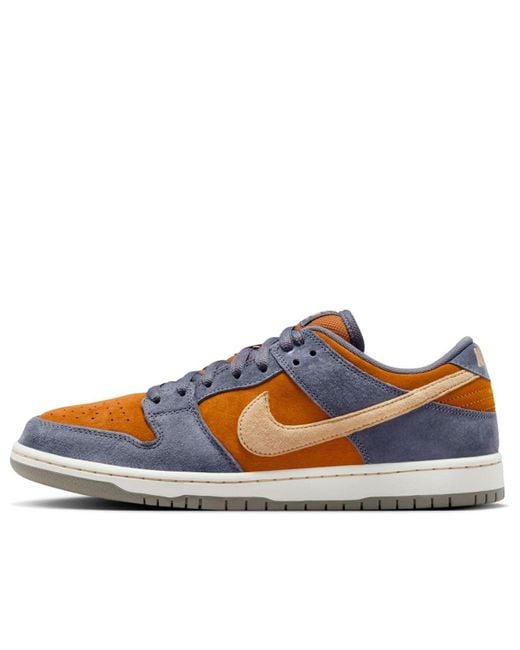 Nike Sb Dunk Low 'Light Carbon Monarch' in Blue for Men | Lyst
