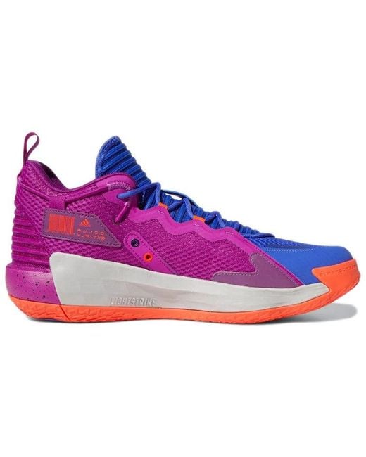 adidas Dame 7 Extply Shoes 'Sonic Fuchsia' in Blue for Men | Lyst