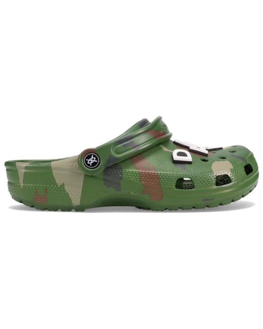 Crocs™ Classic Clogs 'Daily Paper' in Green for Men | Lyst