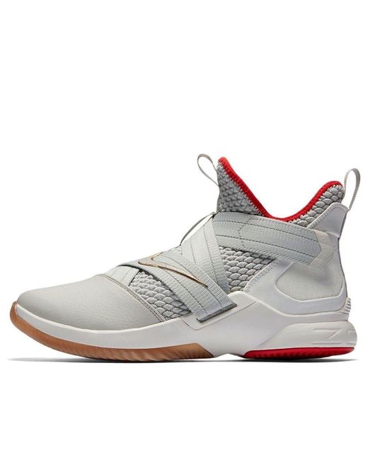 Nike Lebron Soldier 12 'Light Bone' in Gray for Men | Lyst