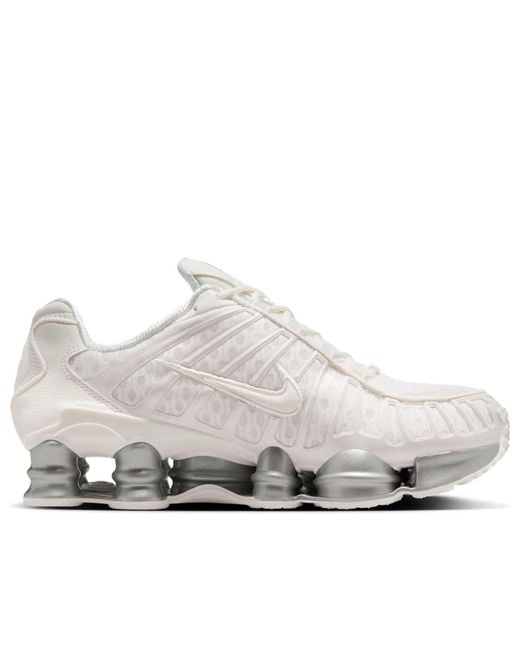 Nike Shox Tl in White | Lyst