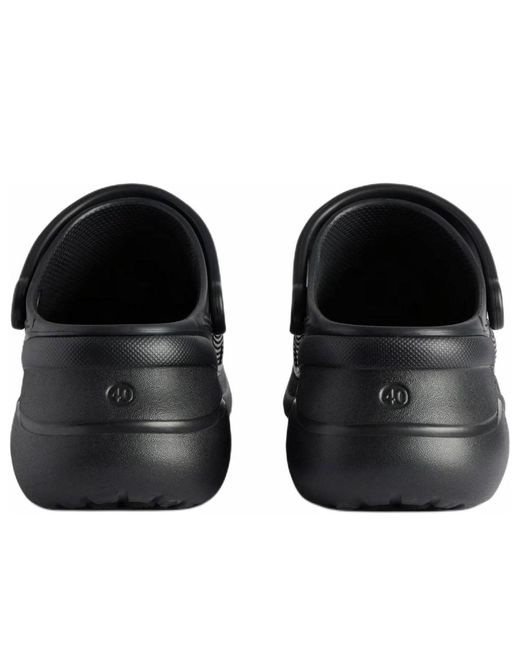 Balenciaga (Wmns) X Crocs Platform Mule With Jibbitz' in Black | Lyst