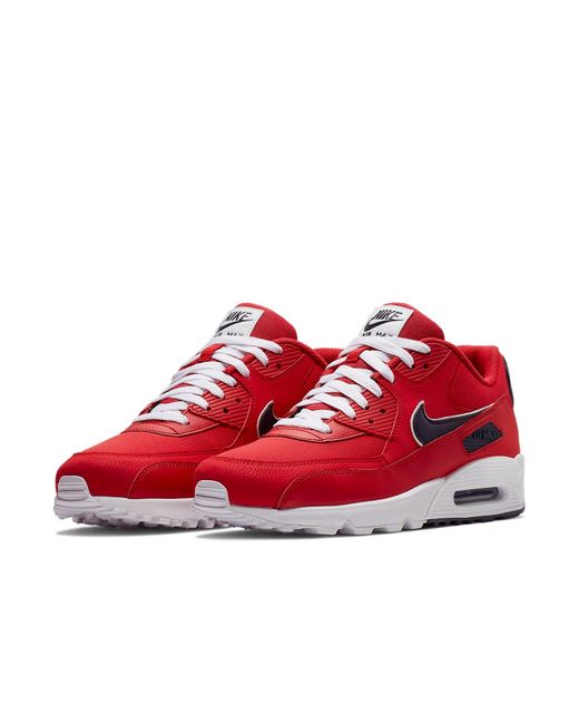 Nike Air Max 90 Essential 'University' in Red for Men | Lyst