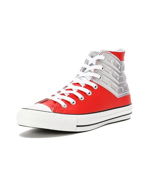 Converse All-Star 100 Ultra Seven Hi in Red | Lyst