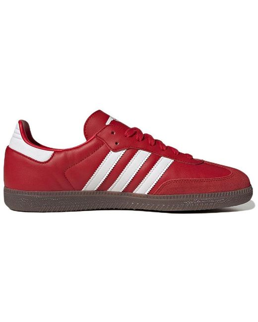 adidas Samba Team in Red for Men | Lyst