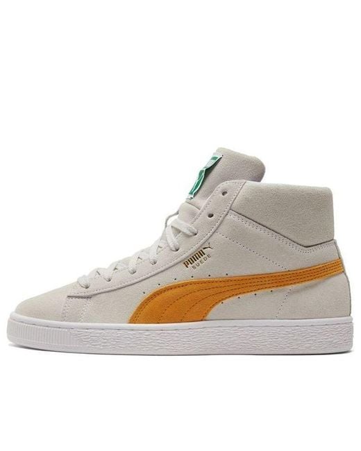 PUMA Suede Mid 21 Mineral' in White | Lyst