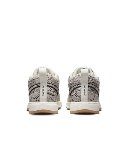 Nike Book 1 Ep Leather 'Python' in White for Men | Lyst