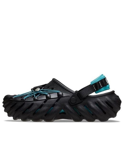 Crocs™ Echo Reflective Laces Clog in Black for Men | Lyst