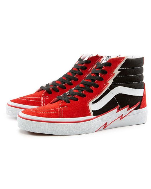 Vans Sk8-Hi Bolt 'Racing' in Red for Men | Lyst