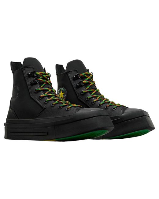 Converse X Daily Paper Chuck 70 De Luxe Squared 'Pan-African' in Black ...