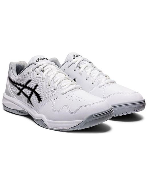 Asics Gel Dedicate 7 Clay Black White for Men | Lyst