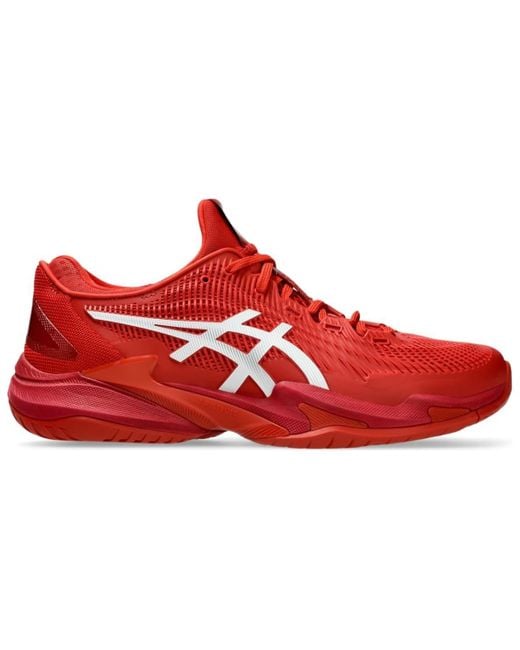 Asics Gel-resolution 9 Clay Tennis Shoes in Red for Men | Lyst