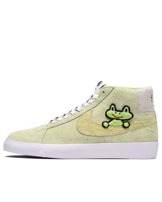 Nike Frog Skateboards X Blazer Mid Sb Qs 'Frog Skateboards' in Metallic for Men | Lyst UK