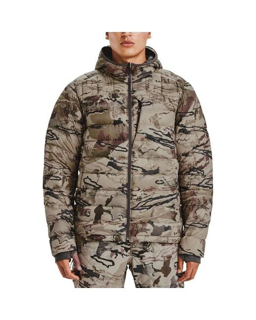 Under Armour Storm Ridge Reaper Down Hooded Jacket 'Barren Camo' in ...
