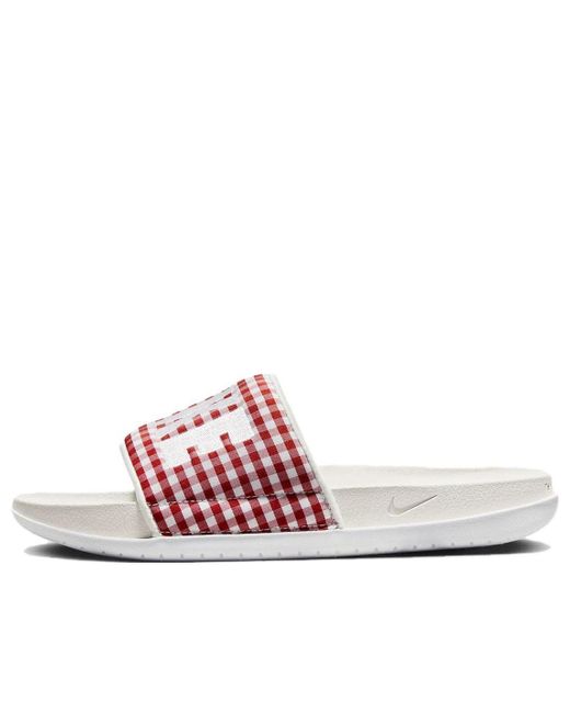 Nike Offcourt Slide Prnt in Pink | Lyst