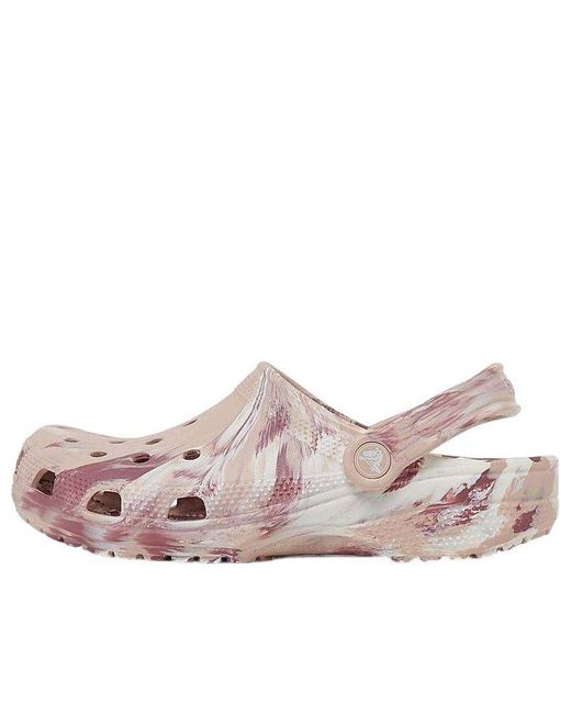 Crocs™ (Wmns) Classic Clog 'Marble' in Pink | Lyst