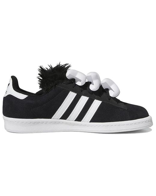 adidas X Jeremy Scott Campus 80S 'Bones in Black for Men | Lyst