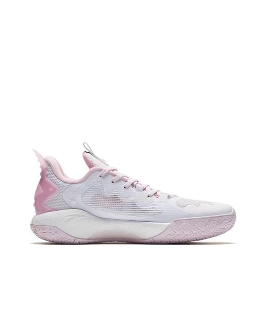 Anta Shock Wave 5 Team V2 in Pink for Men | Lyst