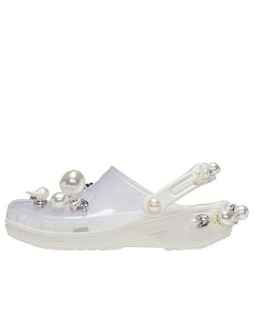 Crocs™ X Simone Rocha Classic Clog in White for Men | Lyst