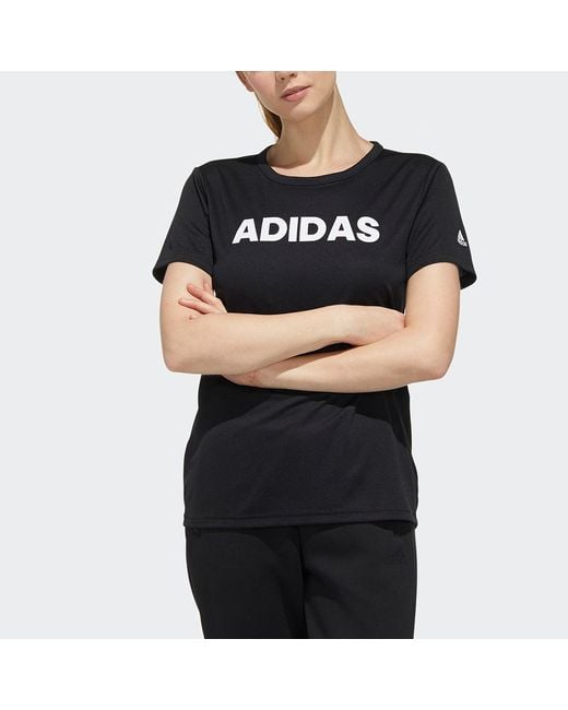 adidas (Wmns) Mh Cap Lin T Contrasting Colors Alphabet Printing Sports ...